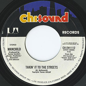 Manchild / Especially For You/Takin' It To The Streets(7inch) / Chi ...