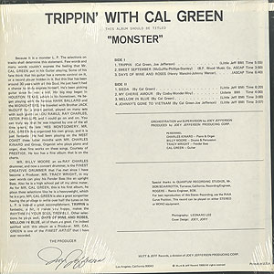 Cal Green / Trippin with Cal Green(LP) / Mutt & Jeff 1969 USオリジナル盤 NM ...