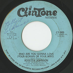 Rozetta Johnson / Who Are You Gonna Love/I Can Feel My Love Comin Down ...