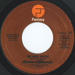 Side Effect / Always There/Be Bop Rock(7inch) / Fantasy 1976 USオリジナル EX ...