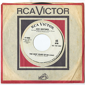 Azie Mortimer / The Best Years(Of Our Lives)(7inch) / RCA Victor 1966 ...