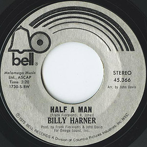 Billy Harner / What About The Children/Half A Man(7inch) / Bell 1973 US ...