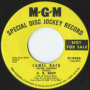 A.B. Skhy / Camel Back (Promo7inch) / MGM USオリジナル盤 VG+/EX ...