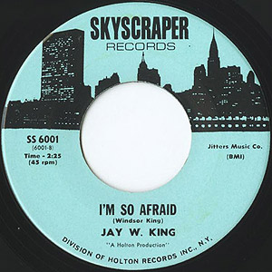 Jay W. King / I'm So Afraid(7inch) / Skyscraper USオリジナル盤 EX | Groovenut Records SOUL JAZZ FUNK ...