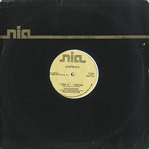 Caprice / 100%(12inch) / Nia 1985 USオリジナル盤 VG+/VG | Groovenut Records ...
