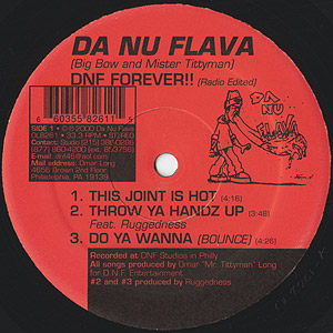 Da Nu Flava / DNF Forever(EP) / Da Nu Flava 2000 USオリジナル NM | Groovenut ...