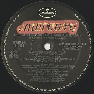 D.J. Chuck Chillout & Kool Chip / Masters Of The Rhythm(LP) / Mercury ...