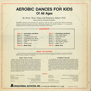 Henry Buzz Glass & Rosemary Hallum / Aerobic Dances for Kids(2LP ...