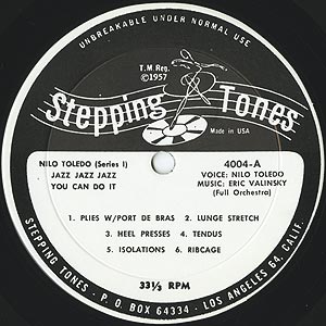 Nilo Toledo / Jazz Jazz Jazz You Can Do It(LP) / Stepping Tones USオリジナル ...