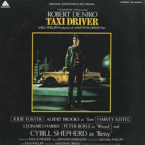O.S.T. (Bernard Herrmann) / Taxi Driver (LP) / Arista 1976 日本盤 EX-/EX ...