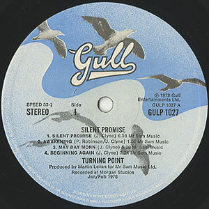 Turning Point / Silent Promise(LP) / Gull 1978 UKオリジナル盤 EX-/EX ...