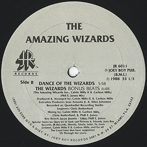 Amazing Wizards / Dance Of The Wizards/That's Ugly (12inch) / JR 1988 ...