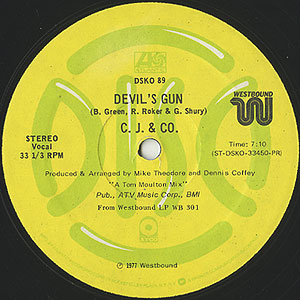 C.J. & Co. / Devil's Gun(Promo12inch) / ATCO/Atlantic 1977 USオリジナル VG+ ...