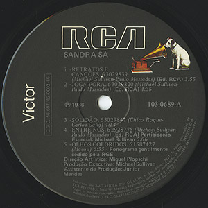 Sandra Sa / Sandra Sa (LP) / RCA 1986 ブラジルオリジナル盤 VG/VG+ Insert | Brazil ...