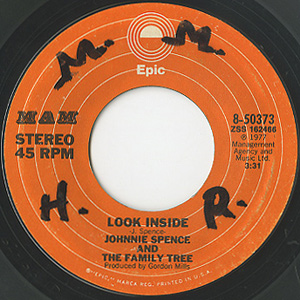 Johnnie Spence & The Family Tree / Look Inside/The Caves(7inch) / Epic ...