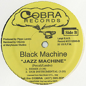 Black Machine / Jazz Machine(12) / Cobra 1993 USオリジナル盤 S/S | Groovenut ...