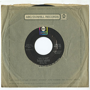 Reggie Garner / Half A Cup (7inch) / ABC 1974 USオリジナル盤 VG+/EX ...