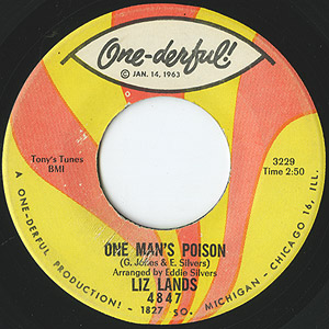 Liz Lands / Don't Shut Me Out (7inch) / One-Derful 1967 USオリジナル盤 EX ...