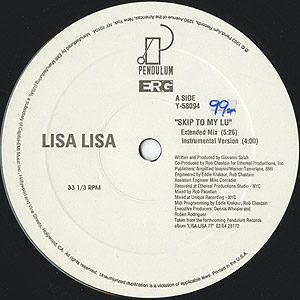 Lisa Lisa / Skip To My Lu(12inch) / Pendulum 1993 USオリジナル盤 NM/EX ...