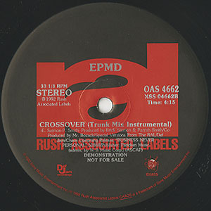 EPMD / Crossover(Trunk Mix)(12inch) / RAL/Def Jam 1992 USオリジナル盤 EX ...