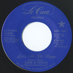 Zane & Hogan / Step Into Your Love (7inch) / Le Cam USオリジナル盤 EX- | X ...