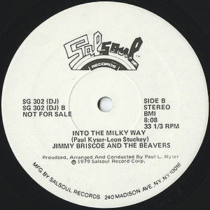 Jimmy Briscoe & The Beavers / Into The Milky Way(Promo12inch) / Salsoul ...