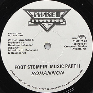 Bohannon / Foot Stompin Music Part2(12) / Phase 2 | | Groovenut Records ...